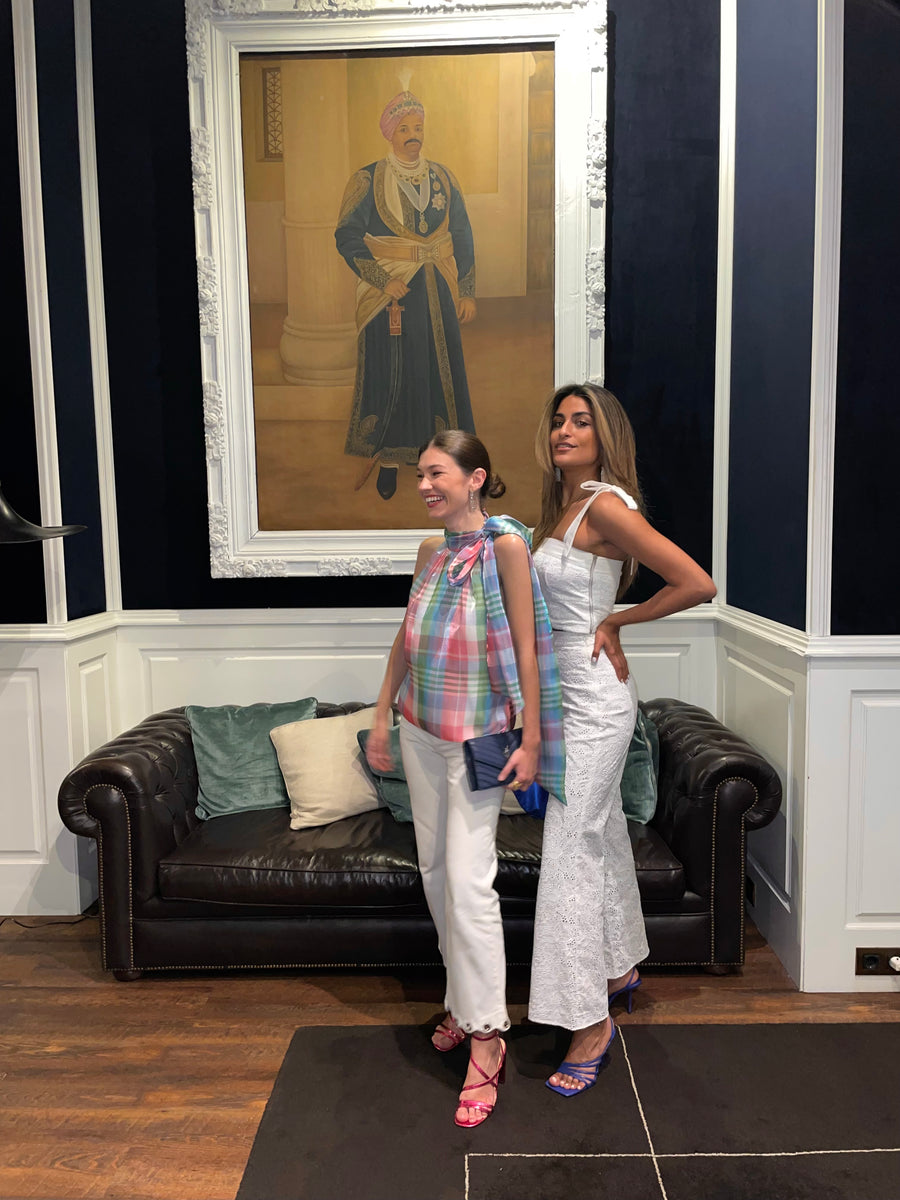 Organza Halter Top – Sofia Baquerizo